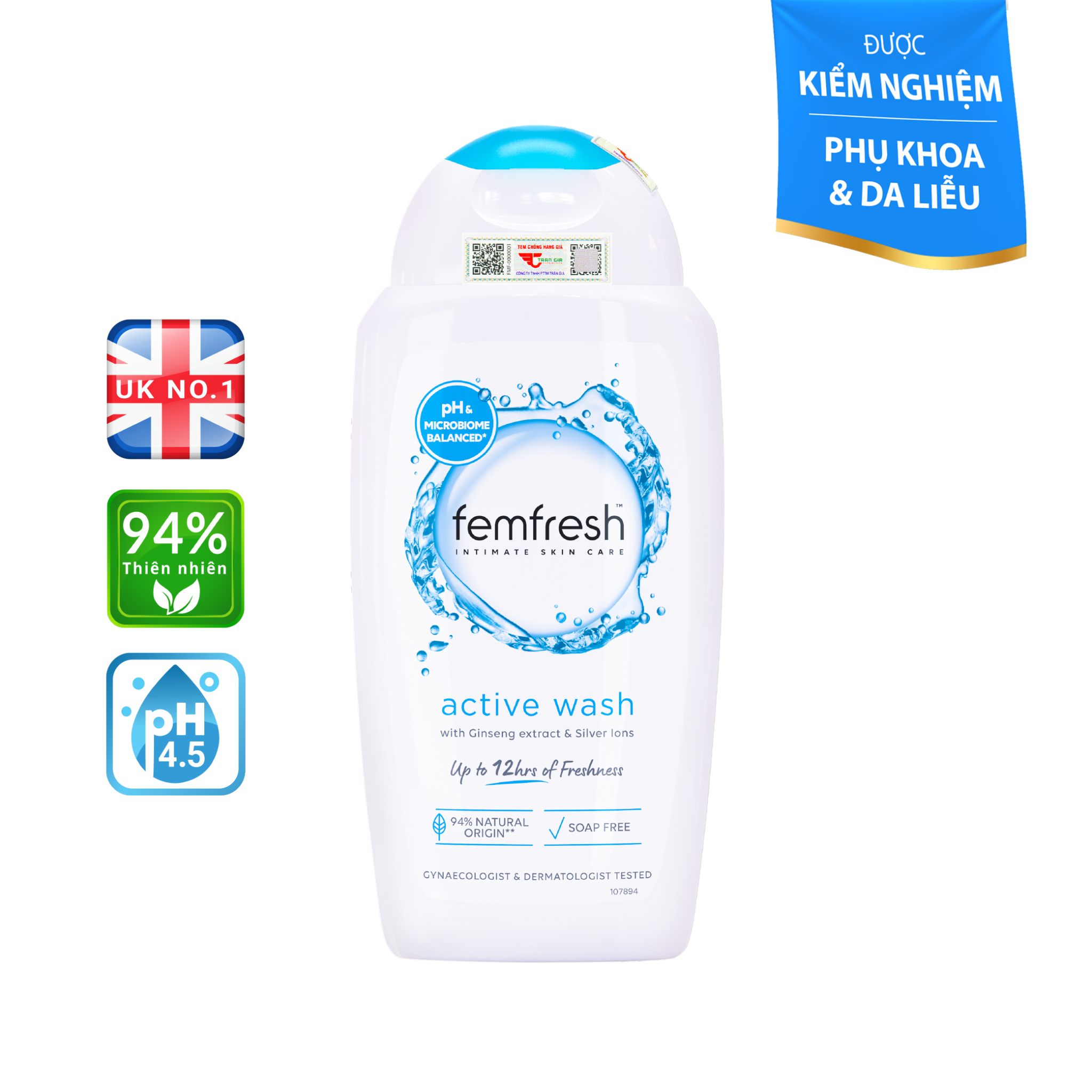 Độc quyền thương hiệu Femfresh số 1 UK
