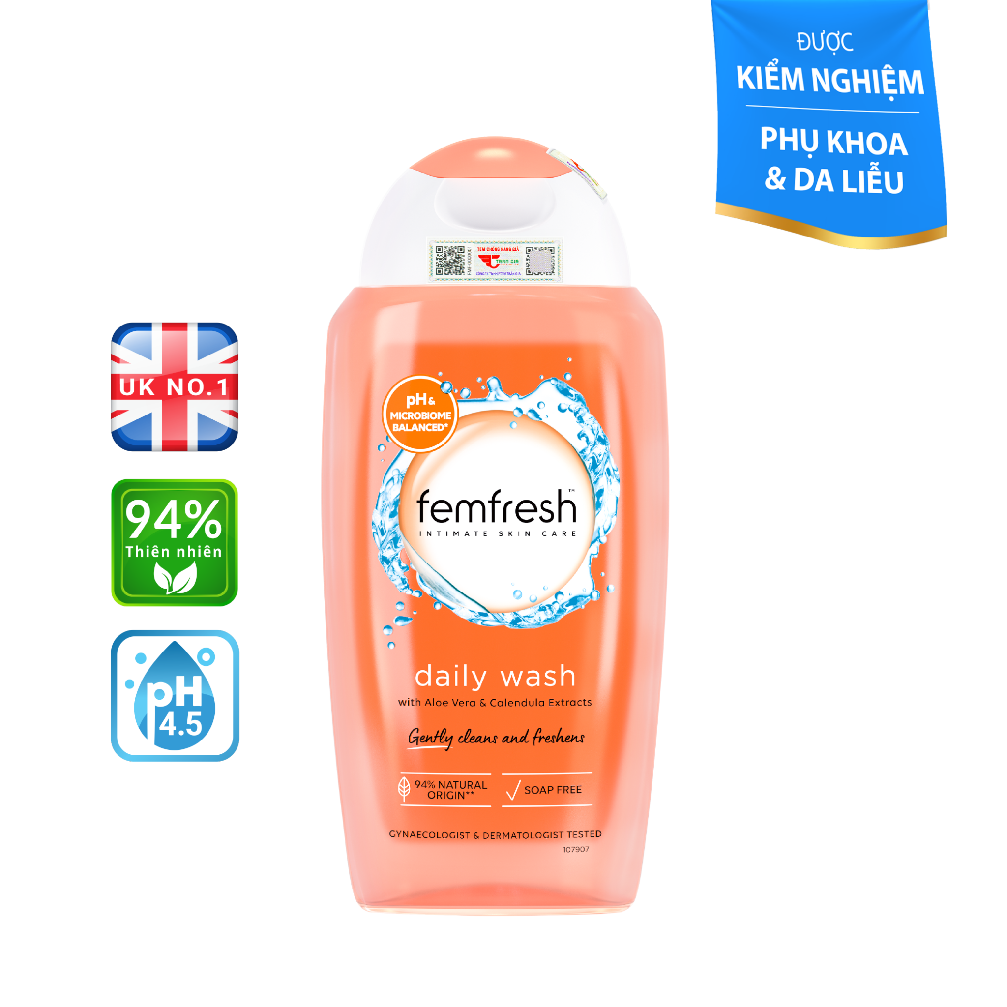 Độc quyền thương hiệu Femfresh số 1 UK